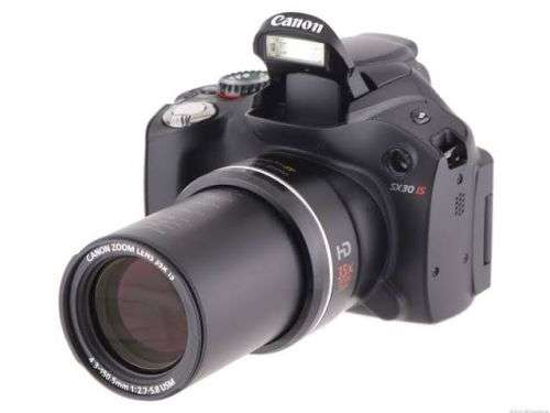 Compact Point & Shoot - Canon SX30IS Digital Camera with 35x Wide Angle Optical Image Stabilized ...